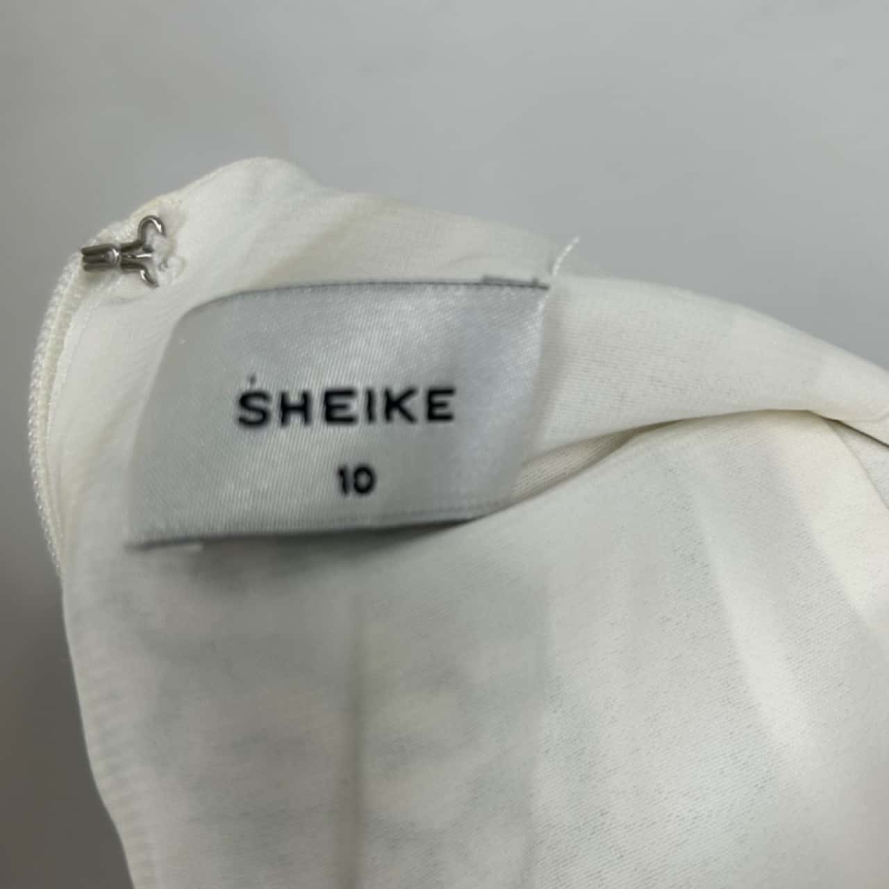 Sheike Size 10 Green & White Dress(s)