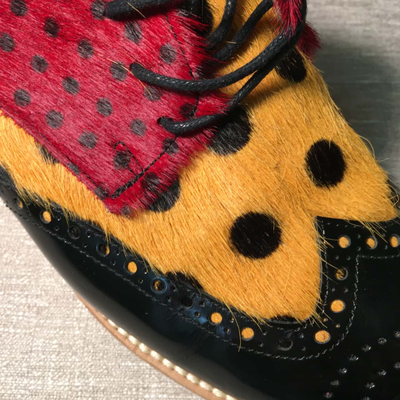 Habbot Studios Leather Lace Up Shoes Size 40 RRP $485 Made in Italy(s)