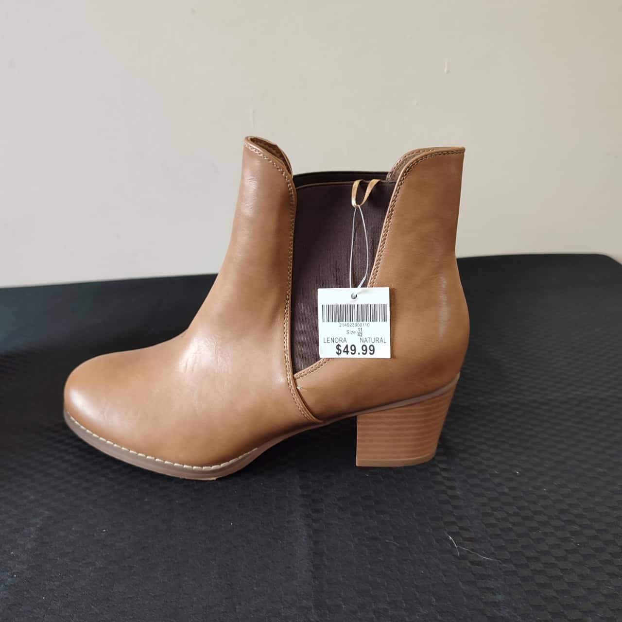 OBSESSED "Lenora" Womens Size 11 Natural Ankle Boots(s)