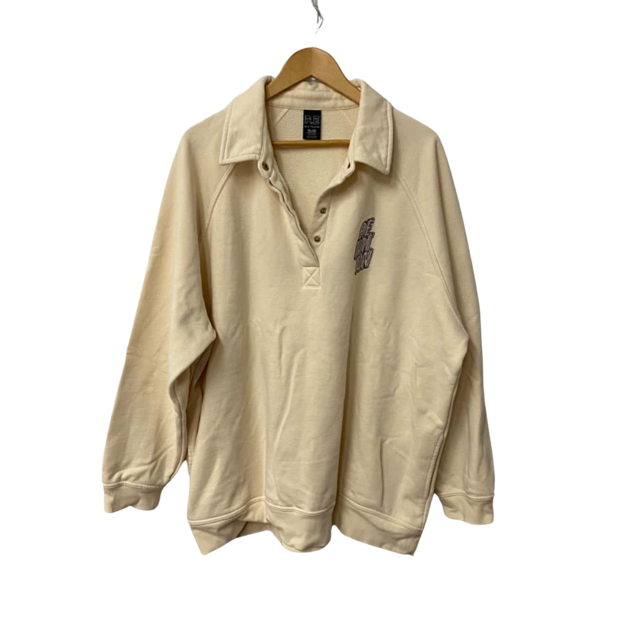 P.E Nation Womens Size XXXL Quarter Zip Cream (s)
