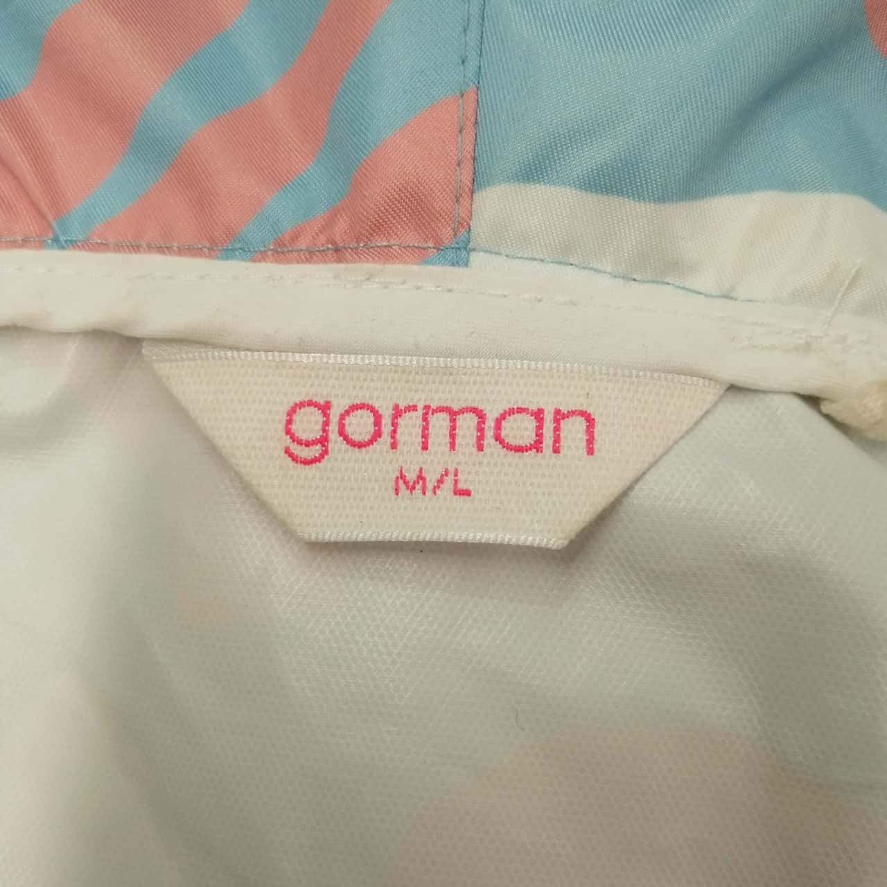 Gorman Women's Size M/L Blue & Multicoloured Raincoat