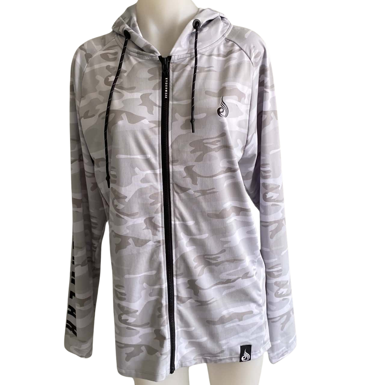 Ryderwear Combat Jacket Size XL Front Zipper Camouflage / Grey (s ...