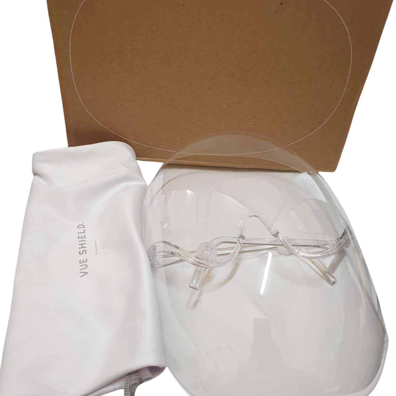 Vue Clear Face Shield by Joe Doucet in box