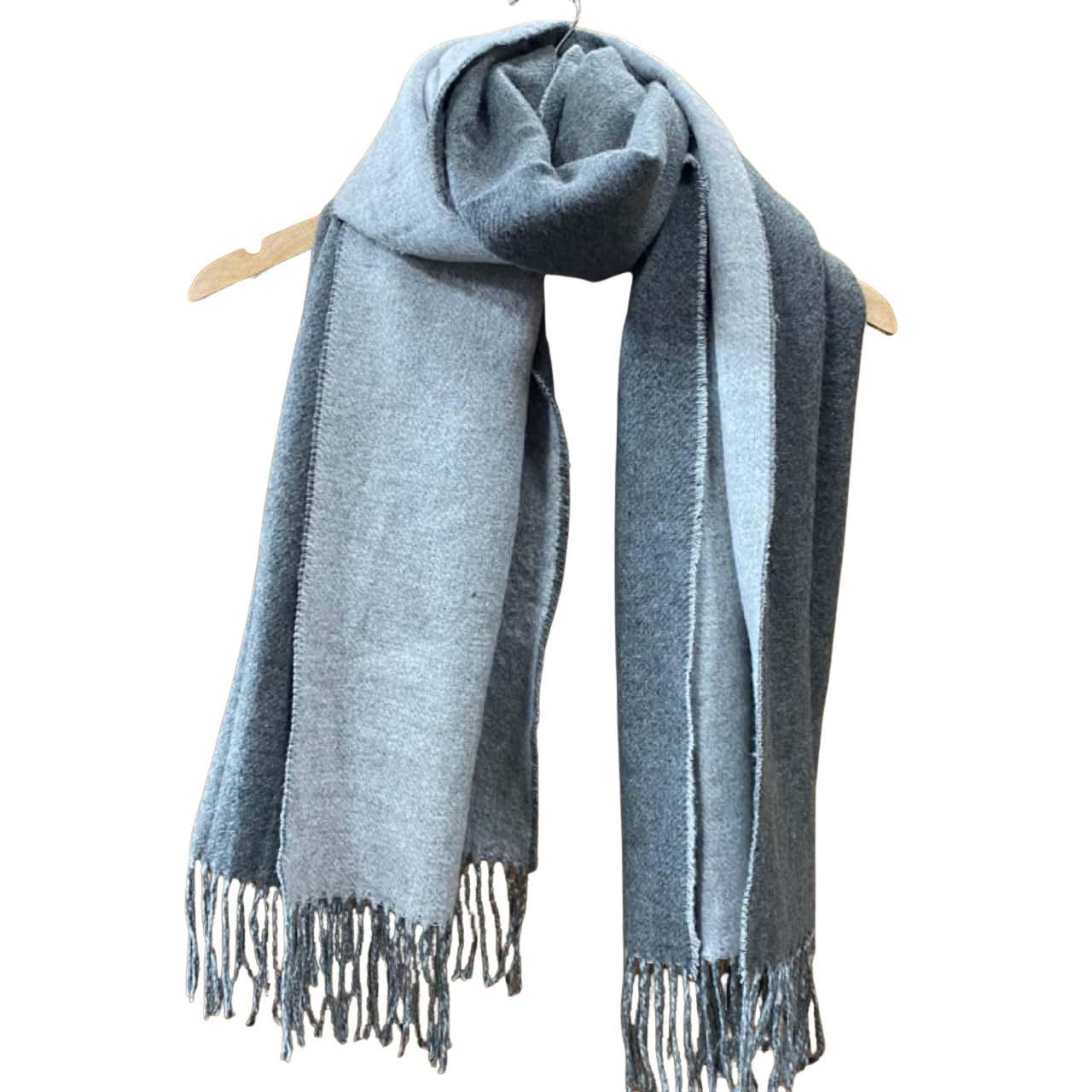 Grey Two-Tone Cashmere Scarf(s)