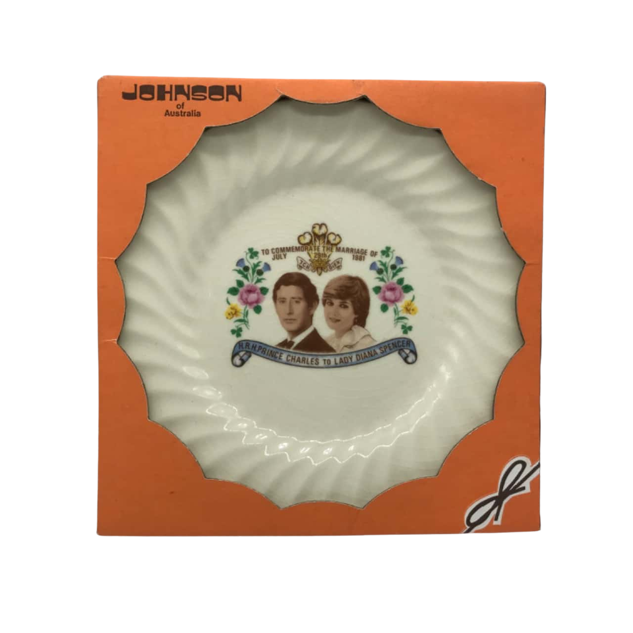 Princess diana and prince charles wedding plate | Honestweddingadvice.com