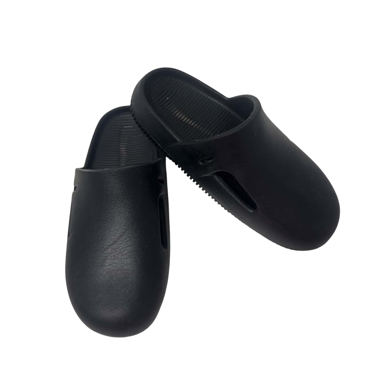 Nike Size 38 Black slides(s)
