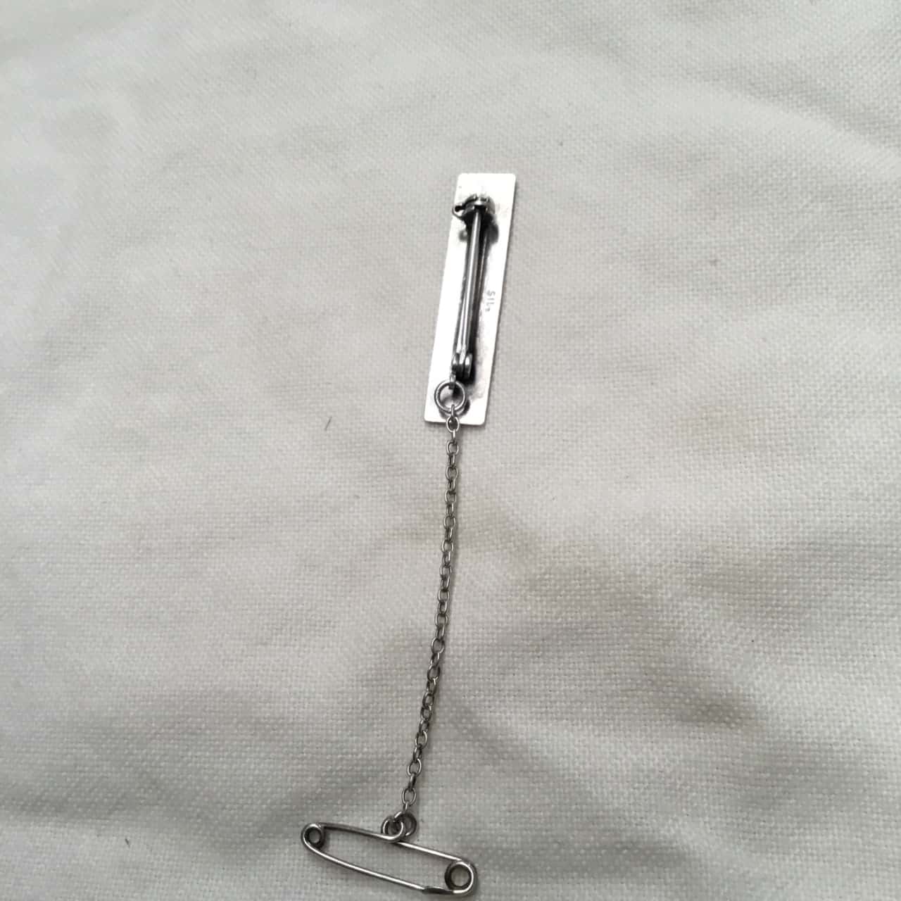 Vintage Silver Tie Pin - Suitable For Engraving(s)