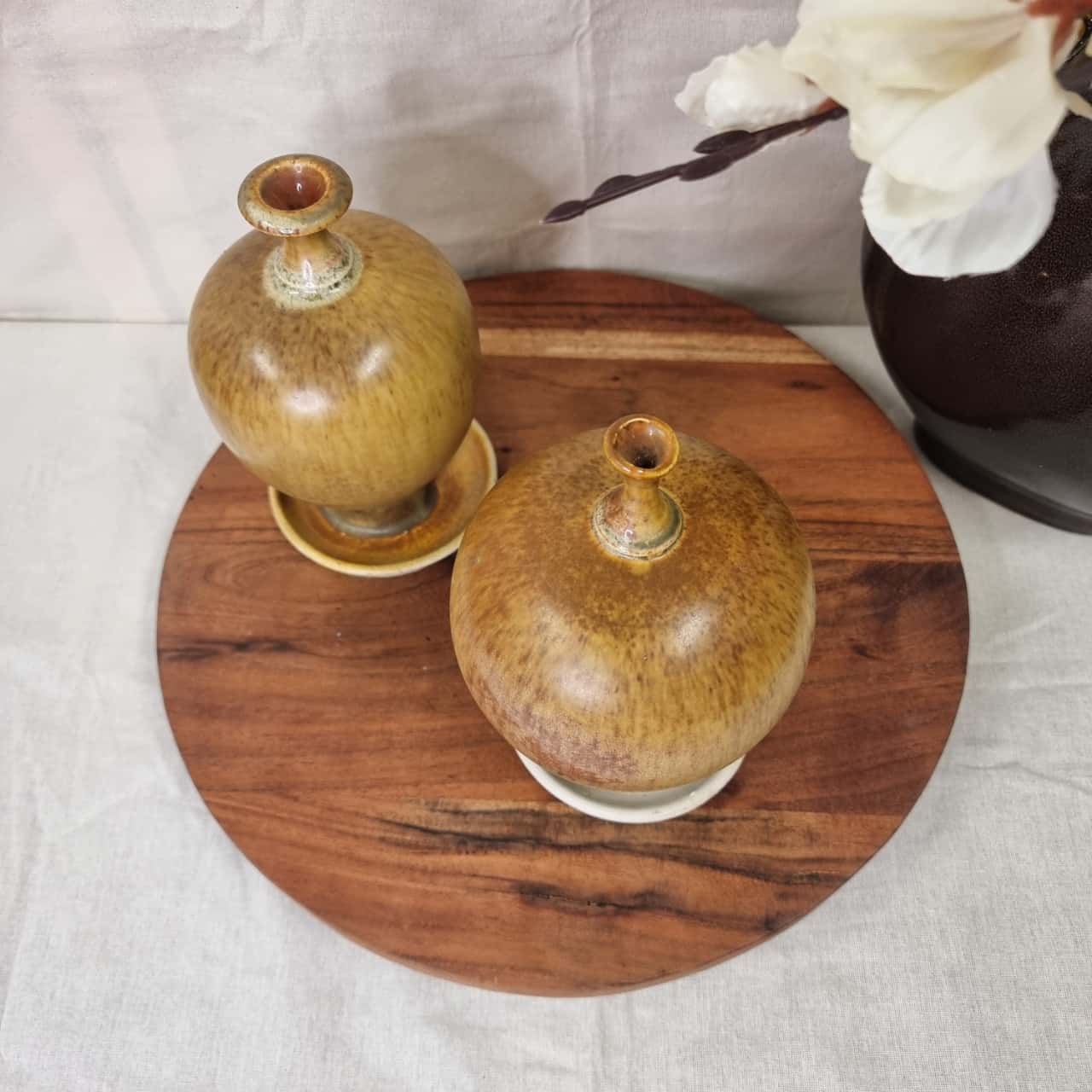 Mid Century Clay Pots
