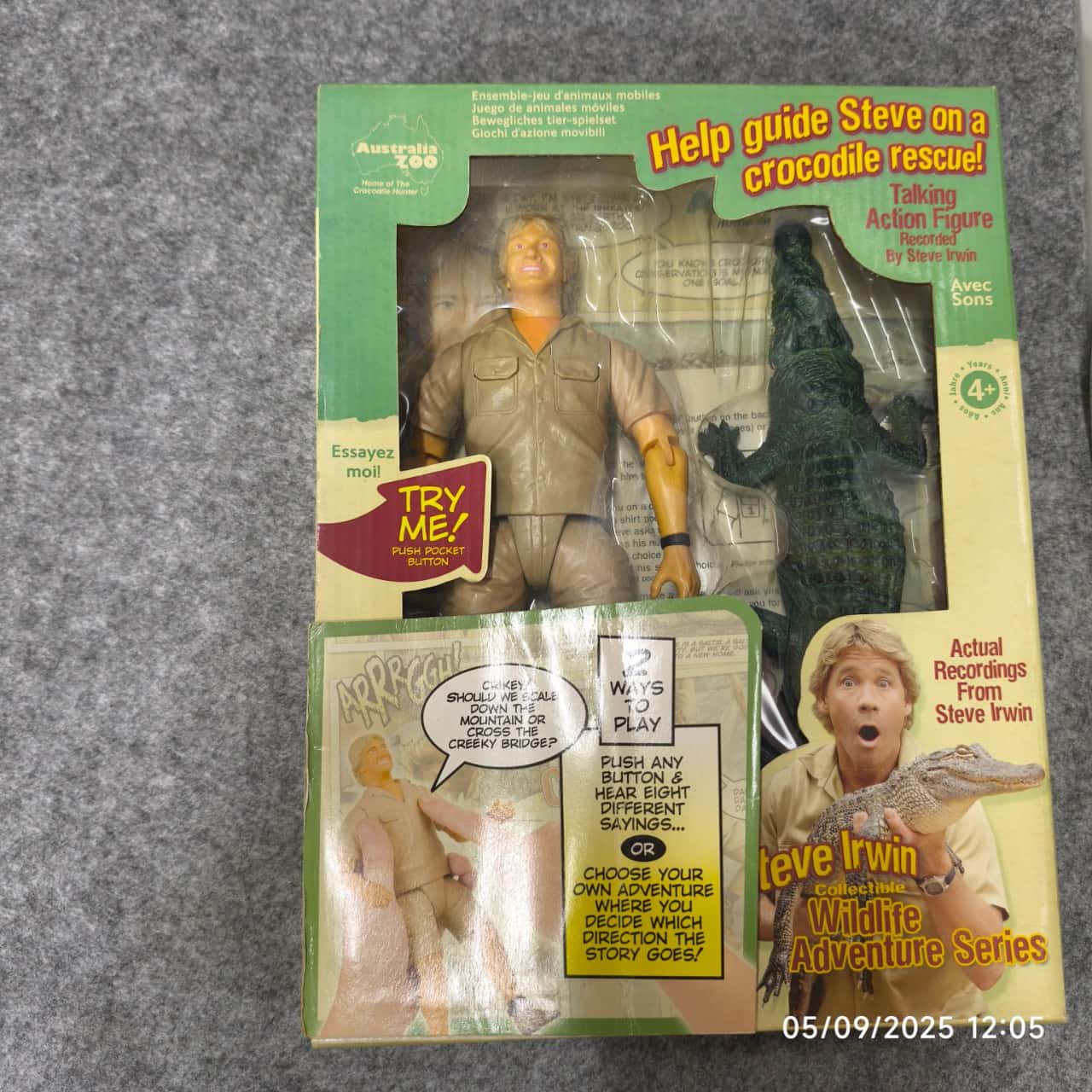 7pcs Steve Irwin Merchandise Toys Souvenir Mix Bundle (s)