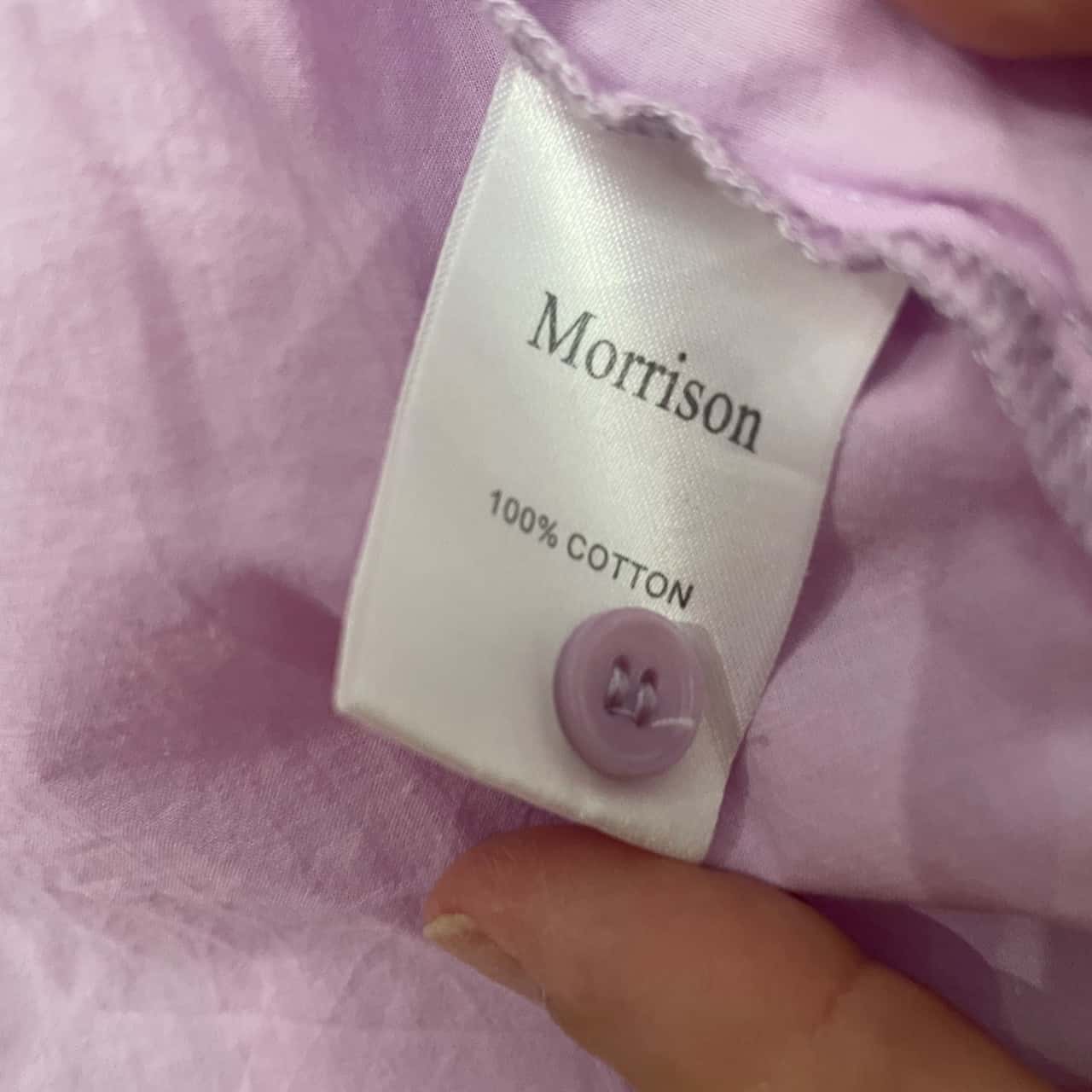 Morrison Size 0-1, Long Sleeve Shirt Lilac