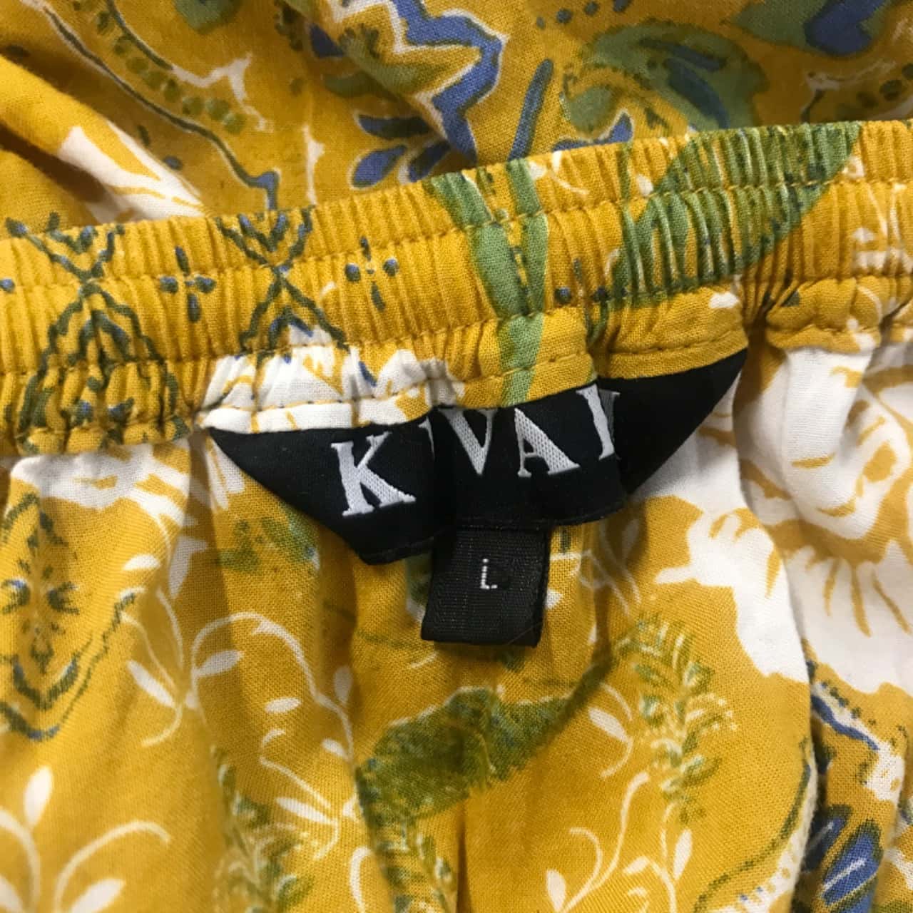 Kivari Mustard Boho Skirt Size L(s)