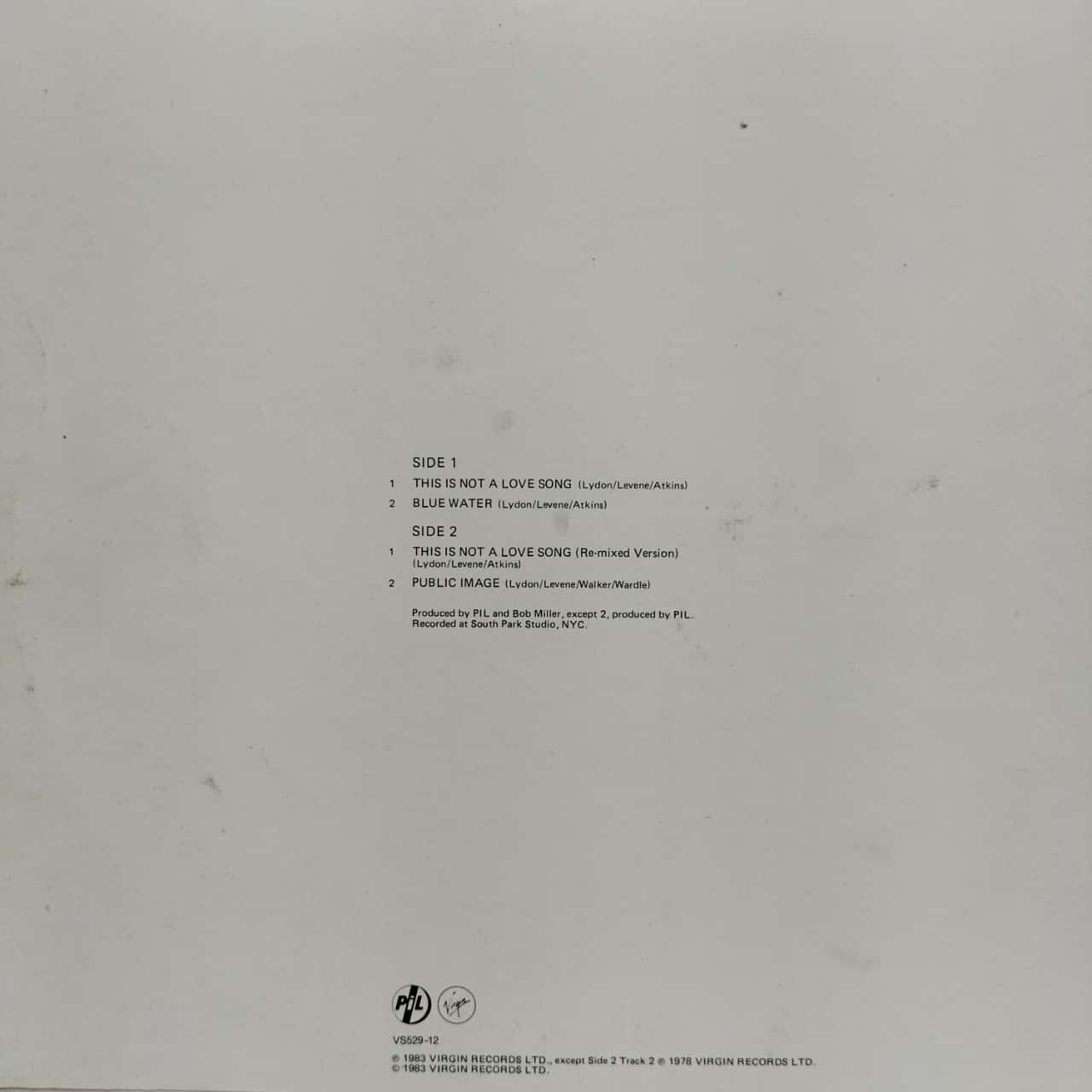 PIL - This is not a love song remix(s)