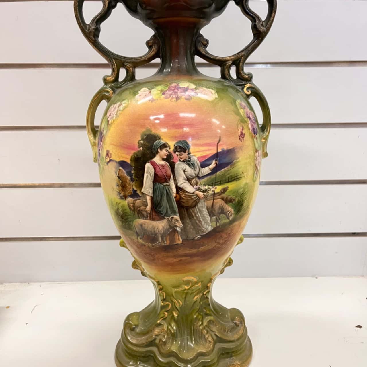 Large Antique Vase (Bottom Marked) (s)