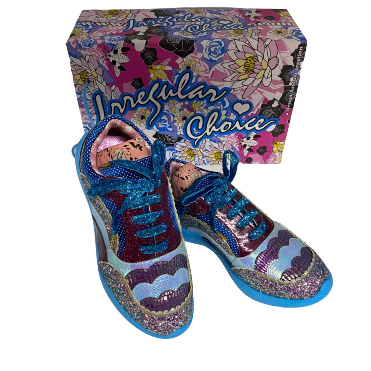 Irregular Choice ‘Jigsaw’ Blue Size 37 Sneaker(s)