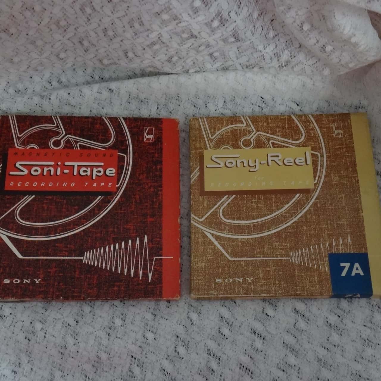 Vintage Sony-Reel & Soni-Tape Recording Tape - 1,200 FT, 7" x 3 (Boxed)(s)