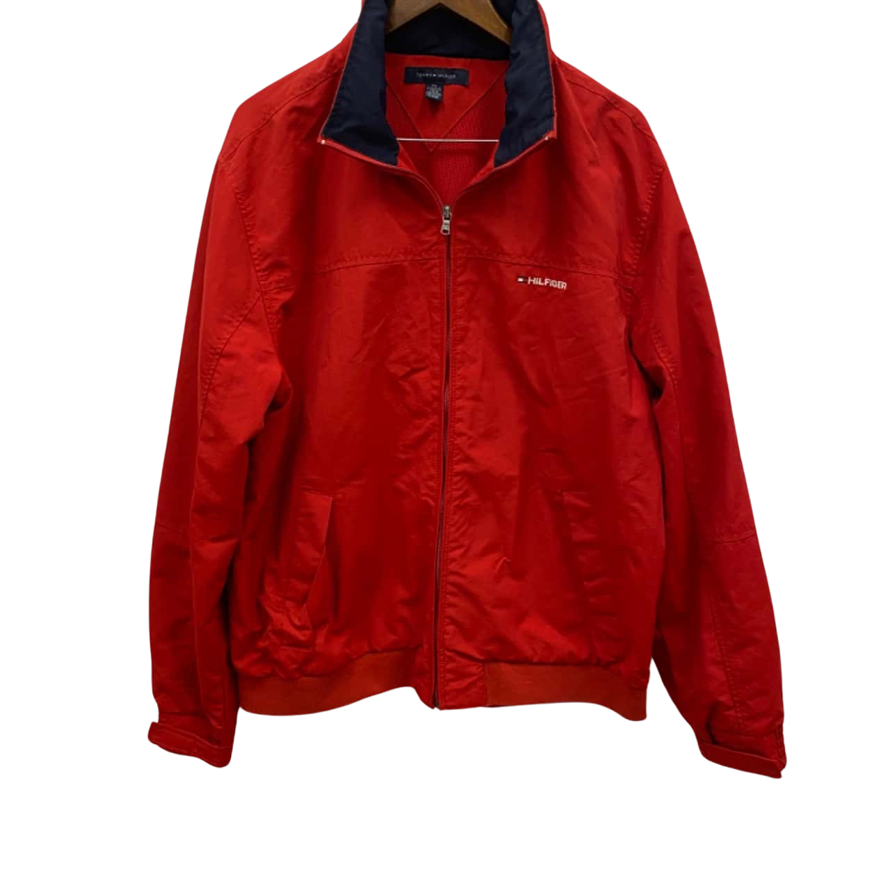 Tommy Hilfiger Mens Size XXL Front Zipper Red