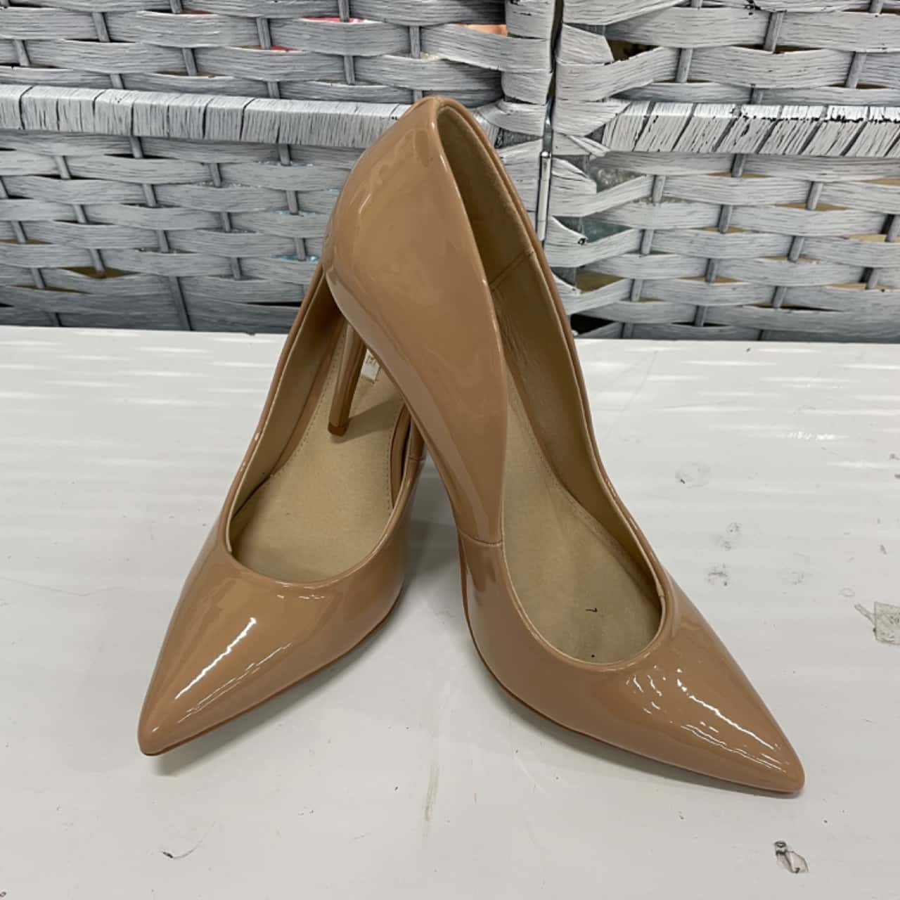 Pied A Terre Womens Size 8 Beige Patent Heels(s) - New Without Tags ...