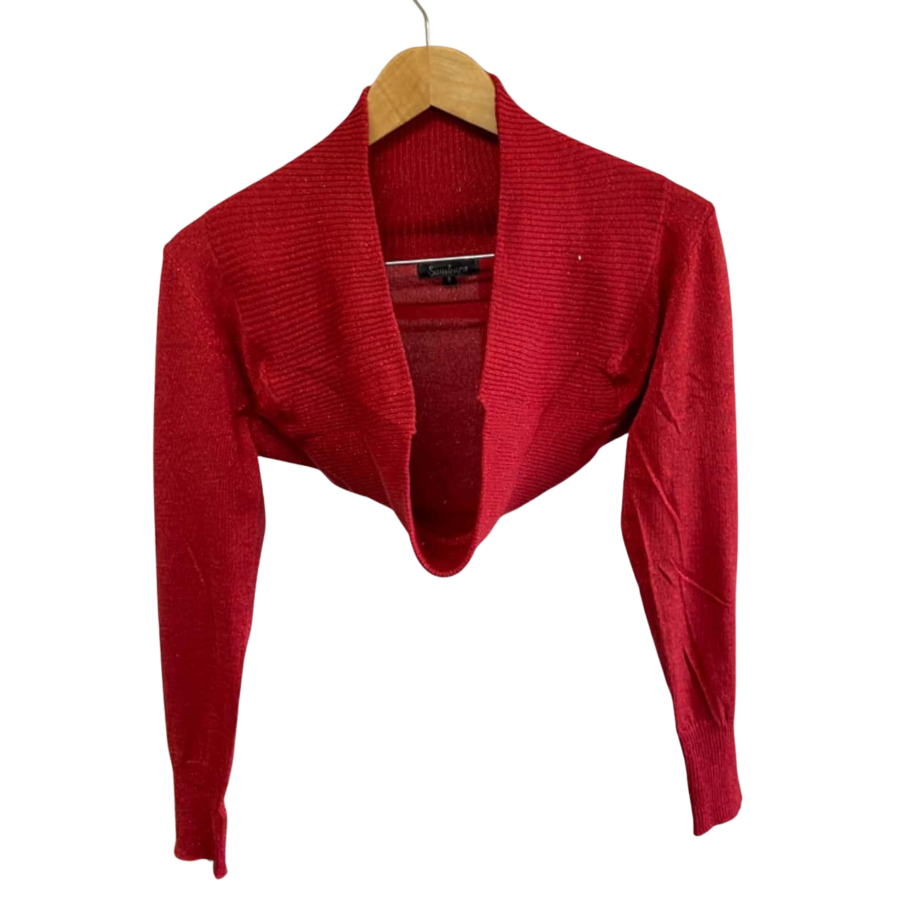 BRAND NEW - Sambara Womens Over the Shoulder Cardigan Size Small Red(s)