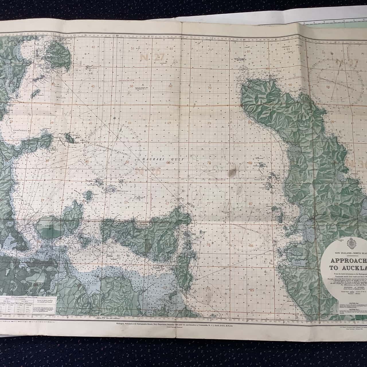 Naval nautical charts New Zealand
