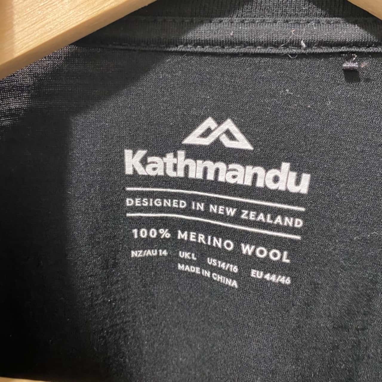 Kathmandu Womens Size 14 Merino Wool Long Sleeve Top(s)