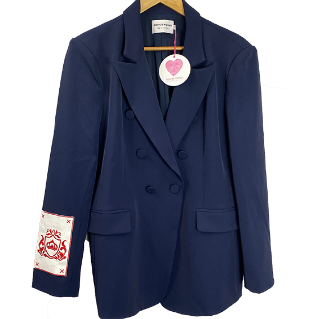 SOPHIE MORAN Aust designer - Womens XL Blue Blazer - BNWT(s)