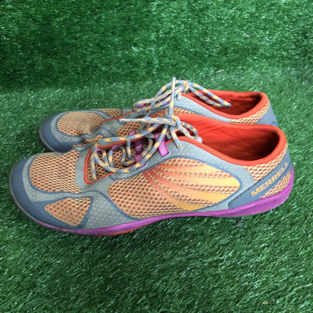 Merrell Pace Glove Orange Sneakers Size 9.5 UK(s)