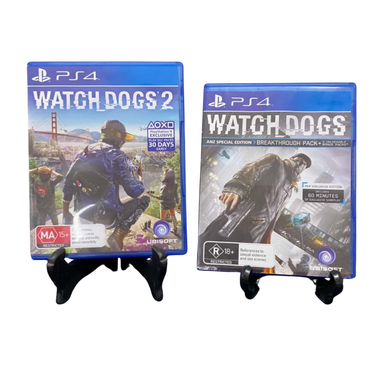 PlayStation 4 Watch dogs & Watch dogs 2(s)