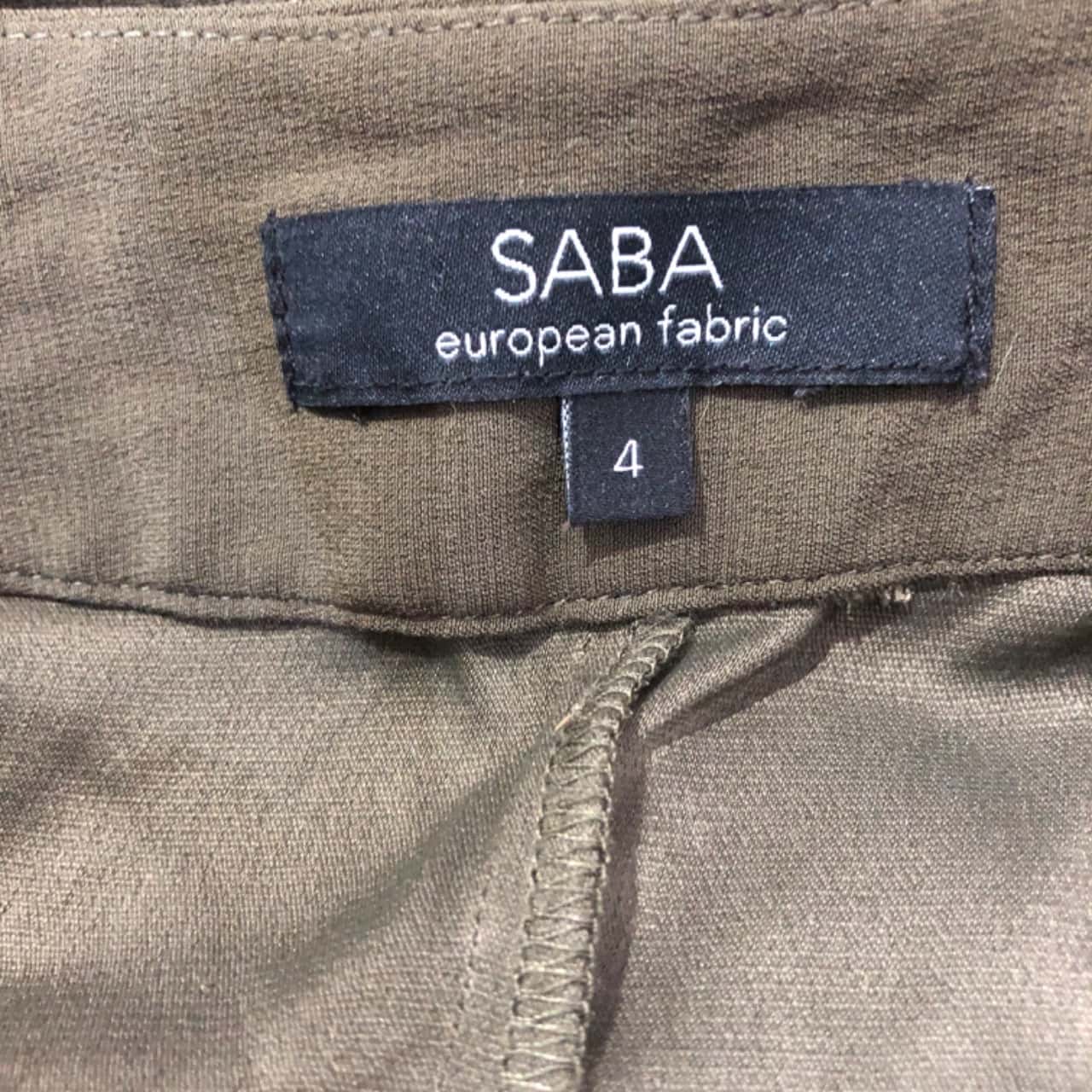 Saba Size 4 Olive Green Skirt