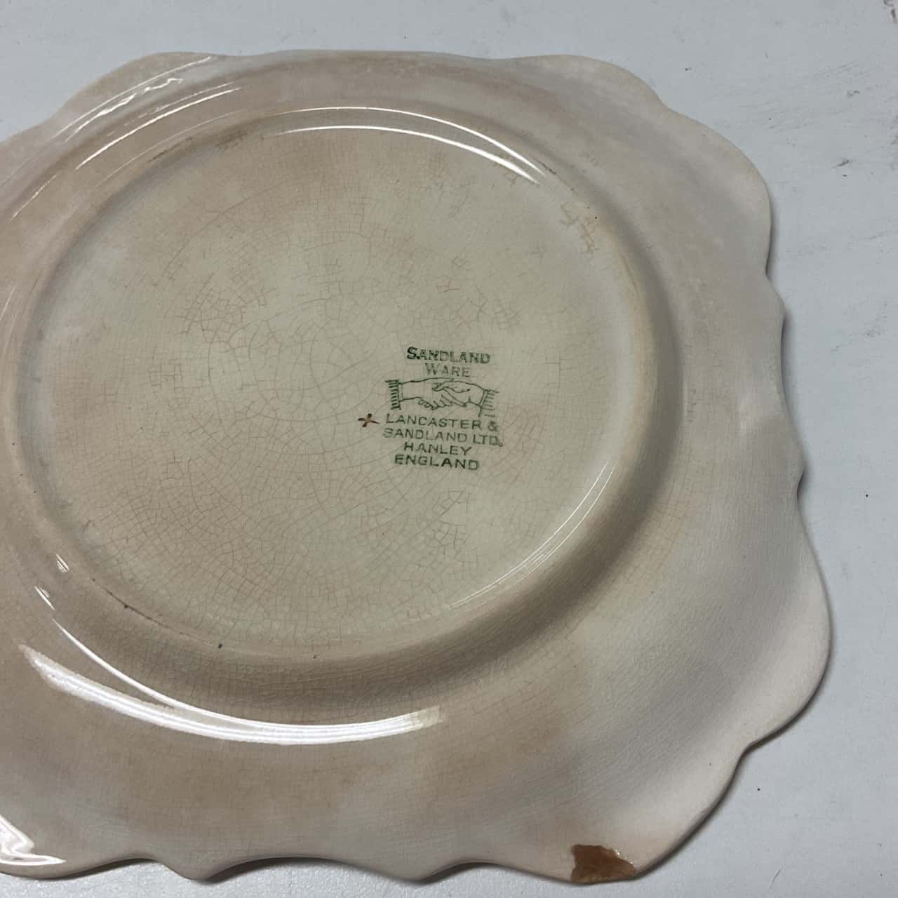 Lancaster sand land in an old world garden plate