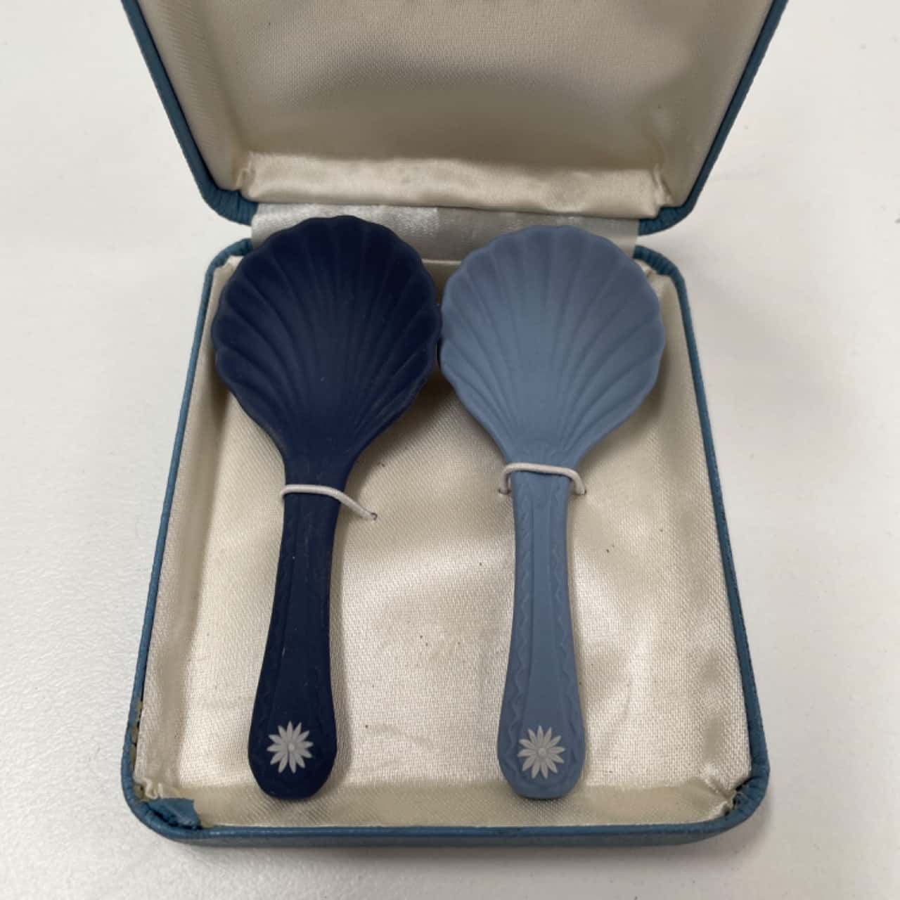 Wedgwood Jasperware Christening Teaspoons in Box(s) - Used Very Good ...
