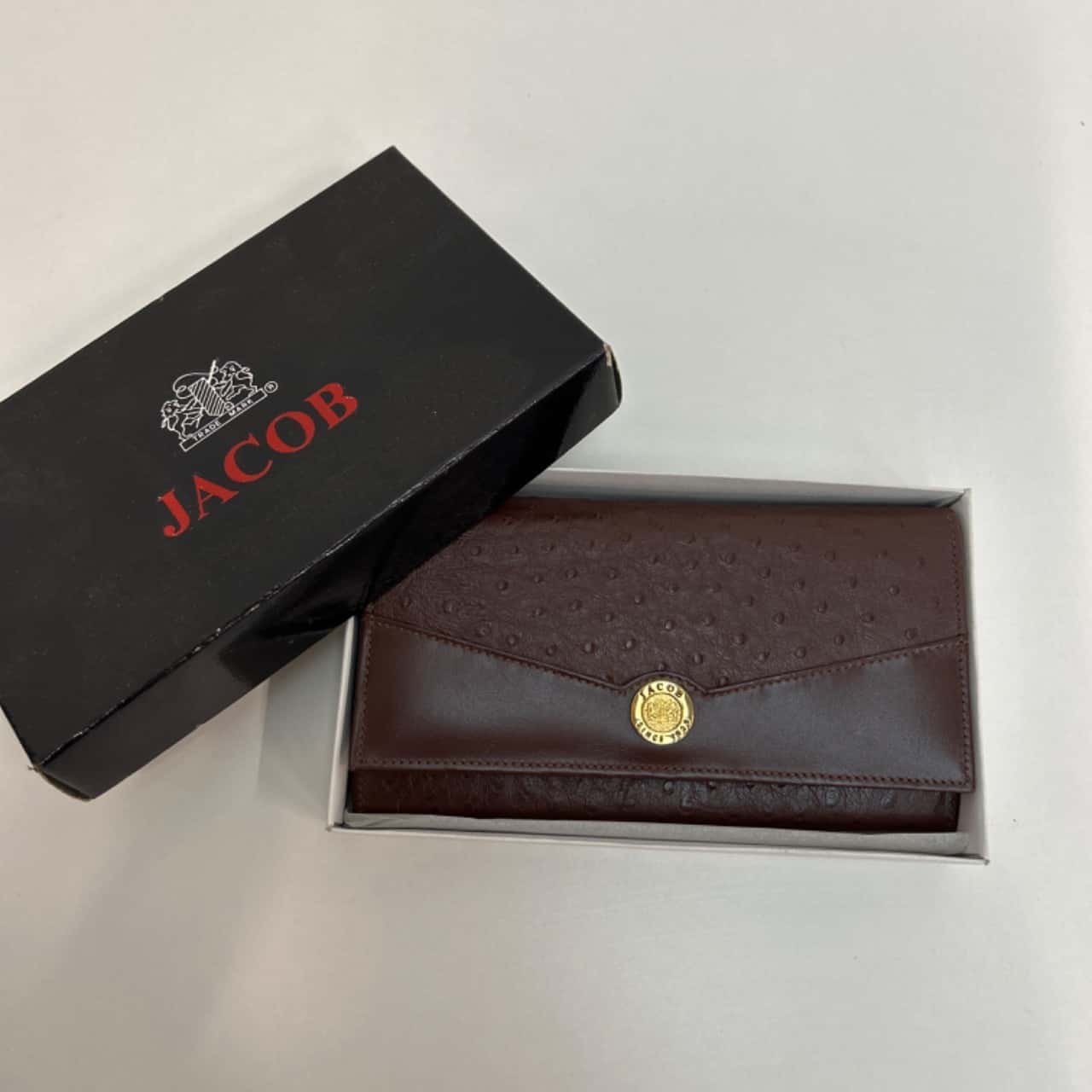 NEW - JACOB Brown leather purse(s)