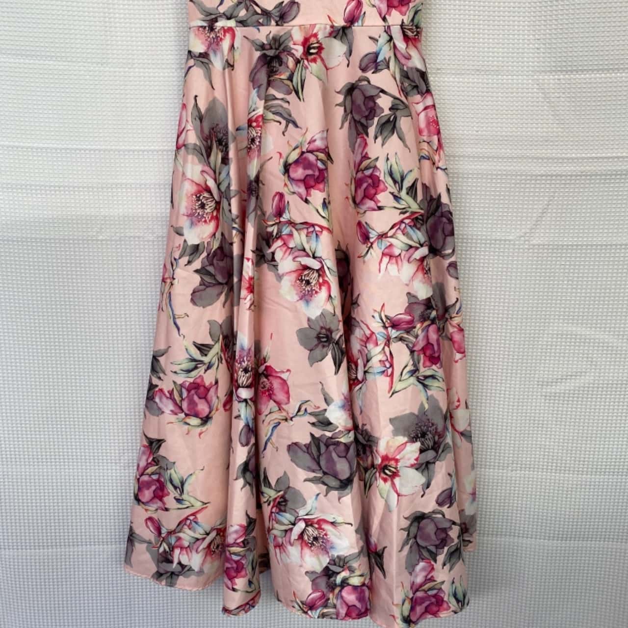 Caroline Morgan Womens Size 10 Floral Pink Dress