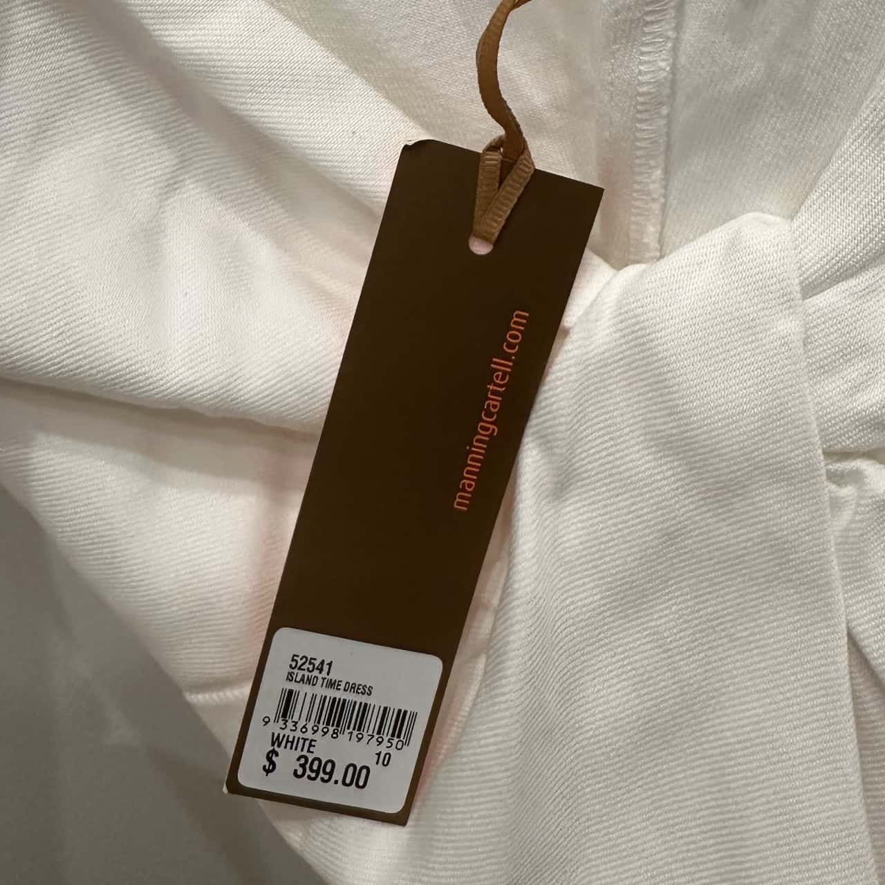 Manning Cartell Womens Size 10 Midi Dress White (s)