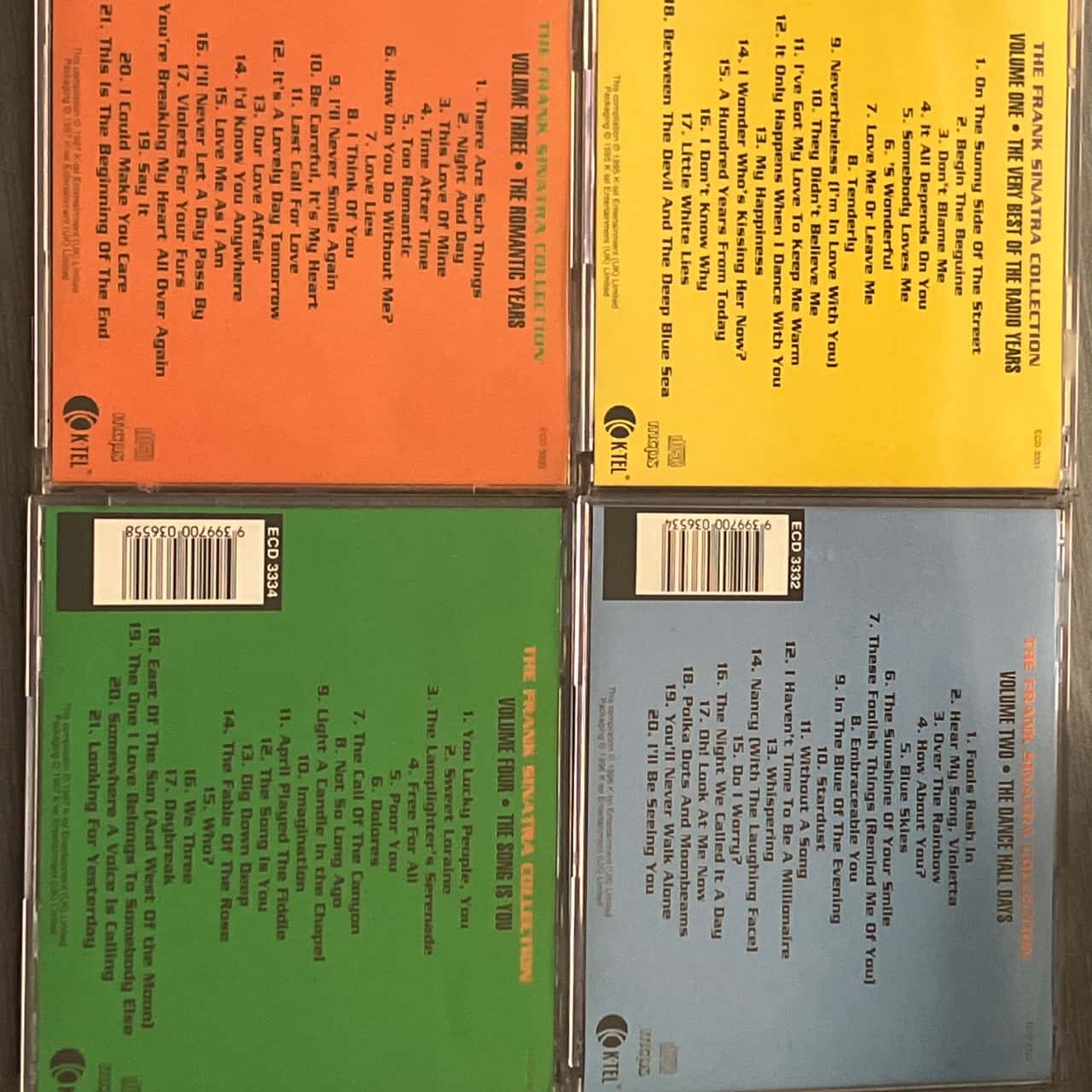 The Frank Sinatra Coll 4 disc set