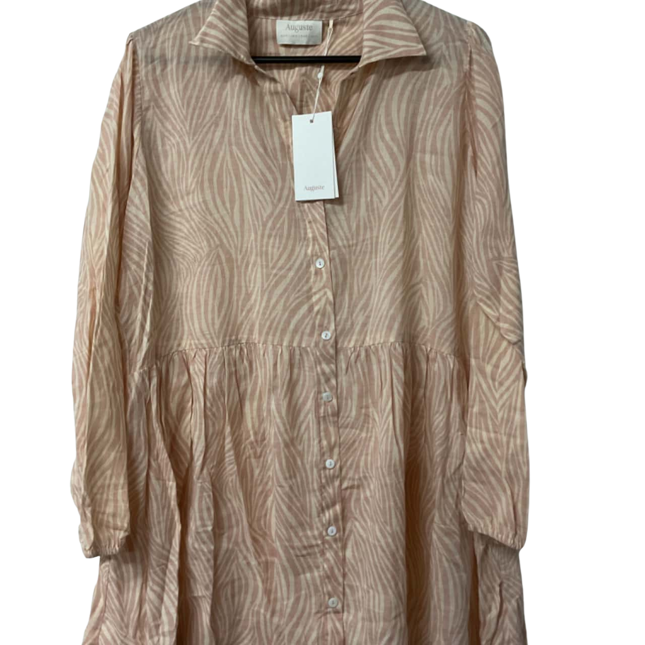 Women’s Auguste The Label Pink / White Zara Zara shirt dress(s)