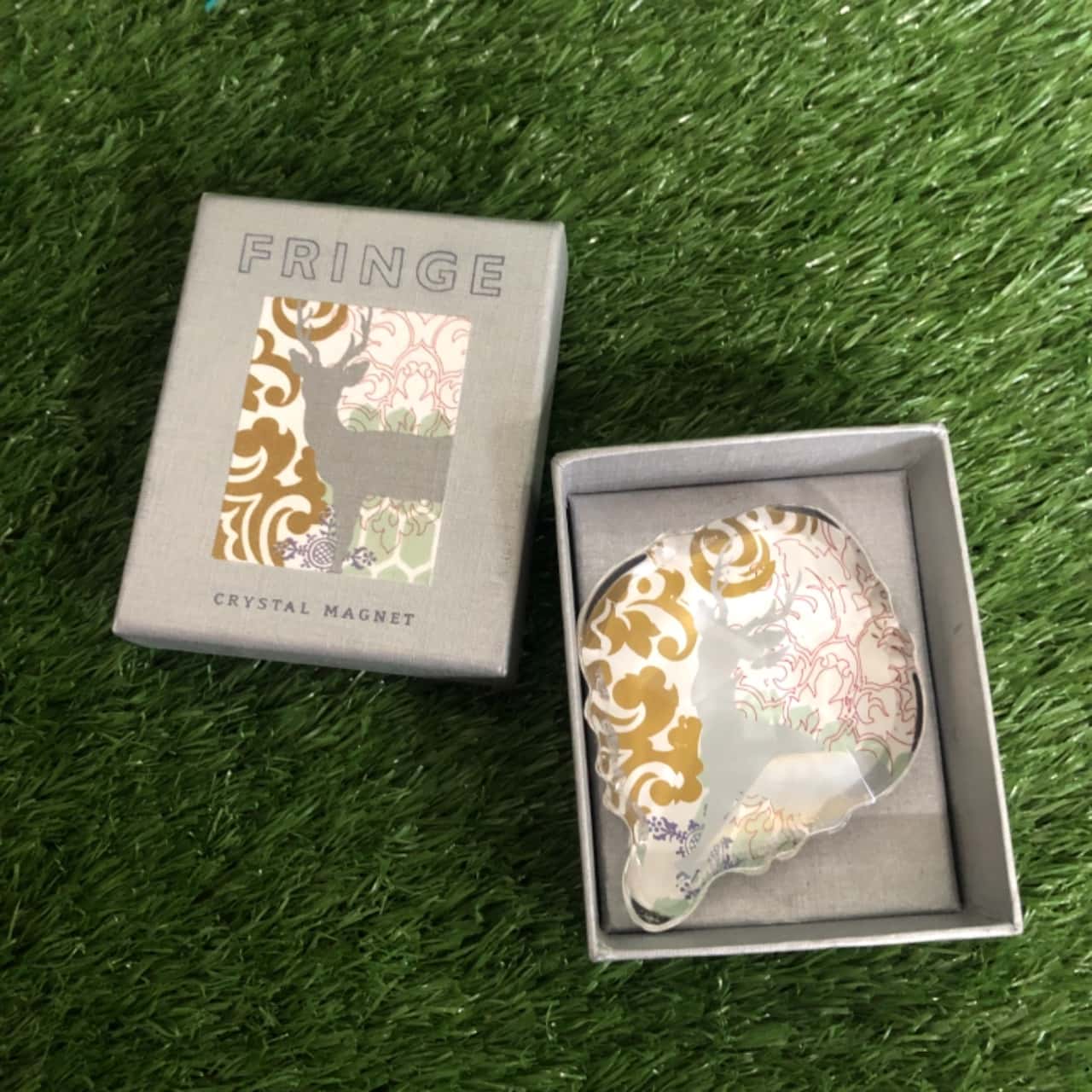 Fringe Crystal Magnet - Silhouette Deer (Boxed)(s)