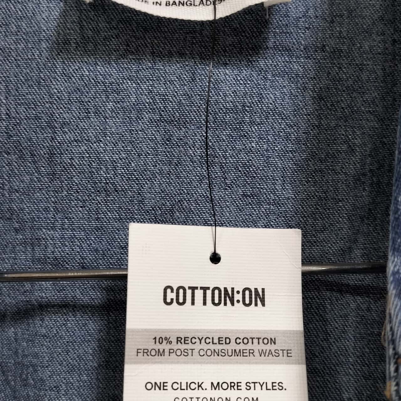 Cotton On Womens Size XS Denim Jacket Blue BNWT