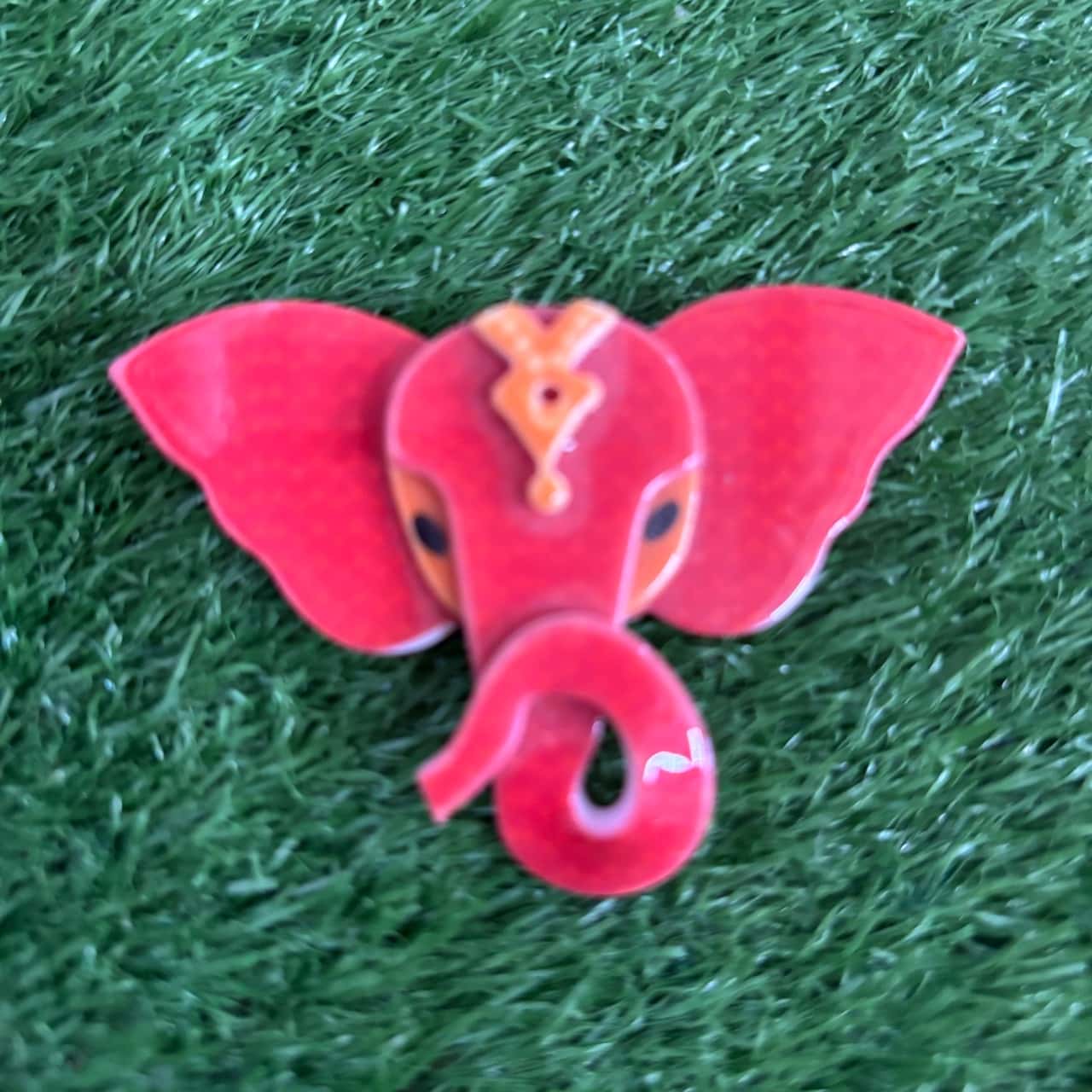 Erstwilder Red Elephant Brooch