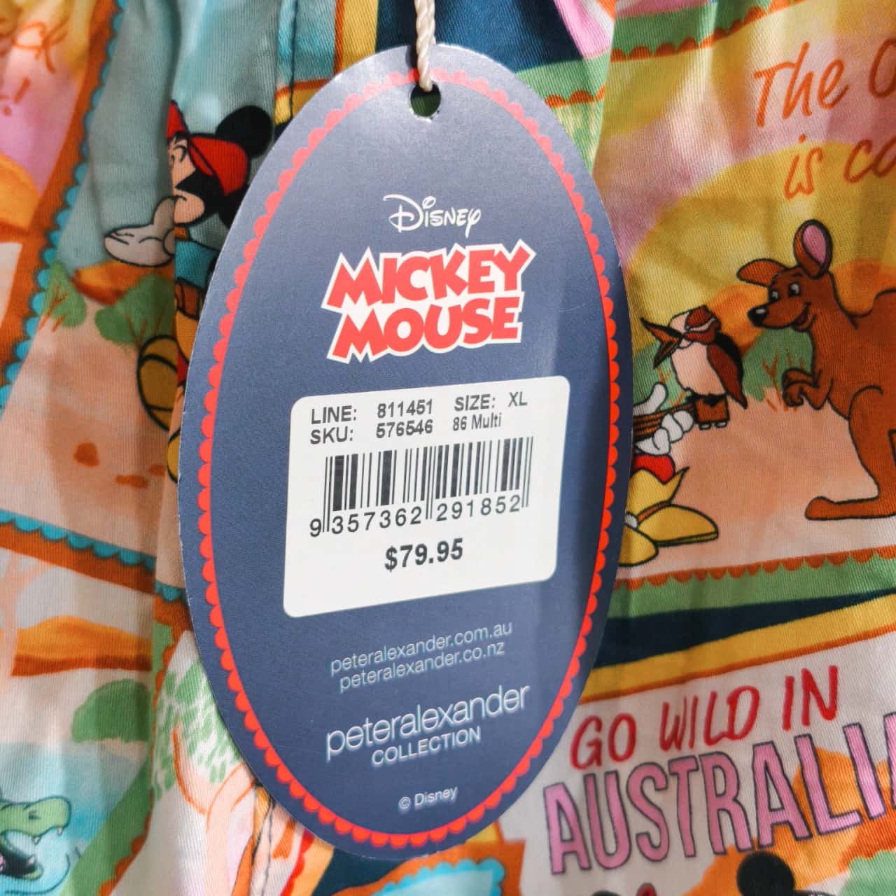 Peter Alexander Disney Mickey Mouse Womens Size XL Sleeping Shorts As ...