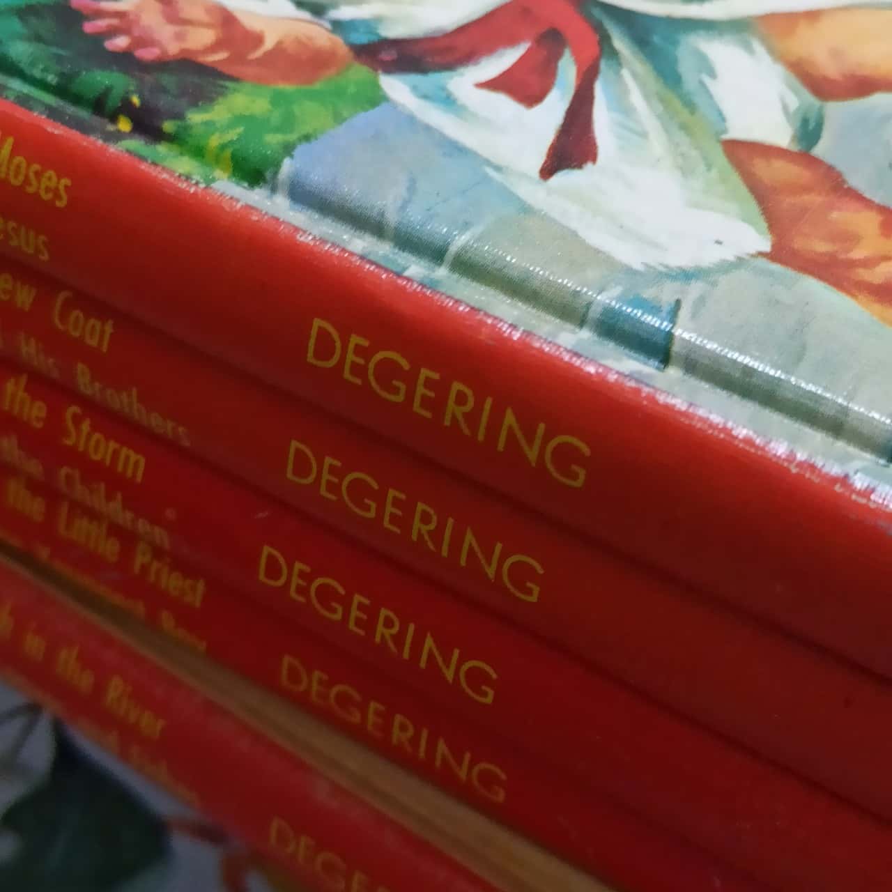 My Bible Friends Books 1 2 3 4 & 5 Etta B Degering Vintage (b26)