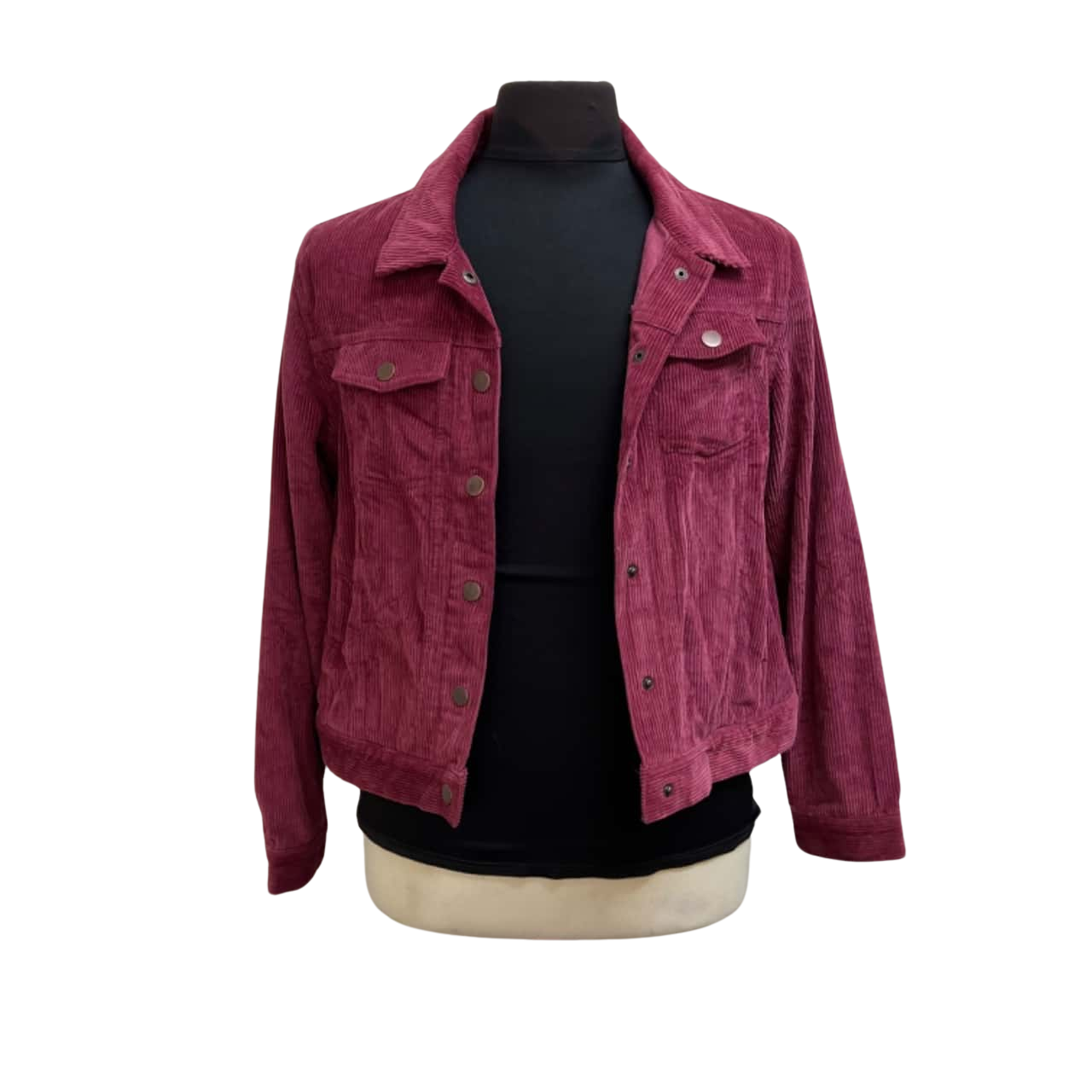 Princess Highway Jacket - Size 14 - Pink - Corduroy (s)