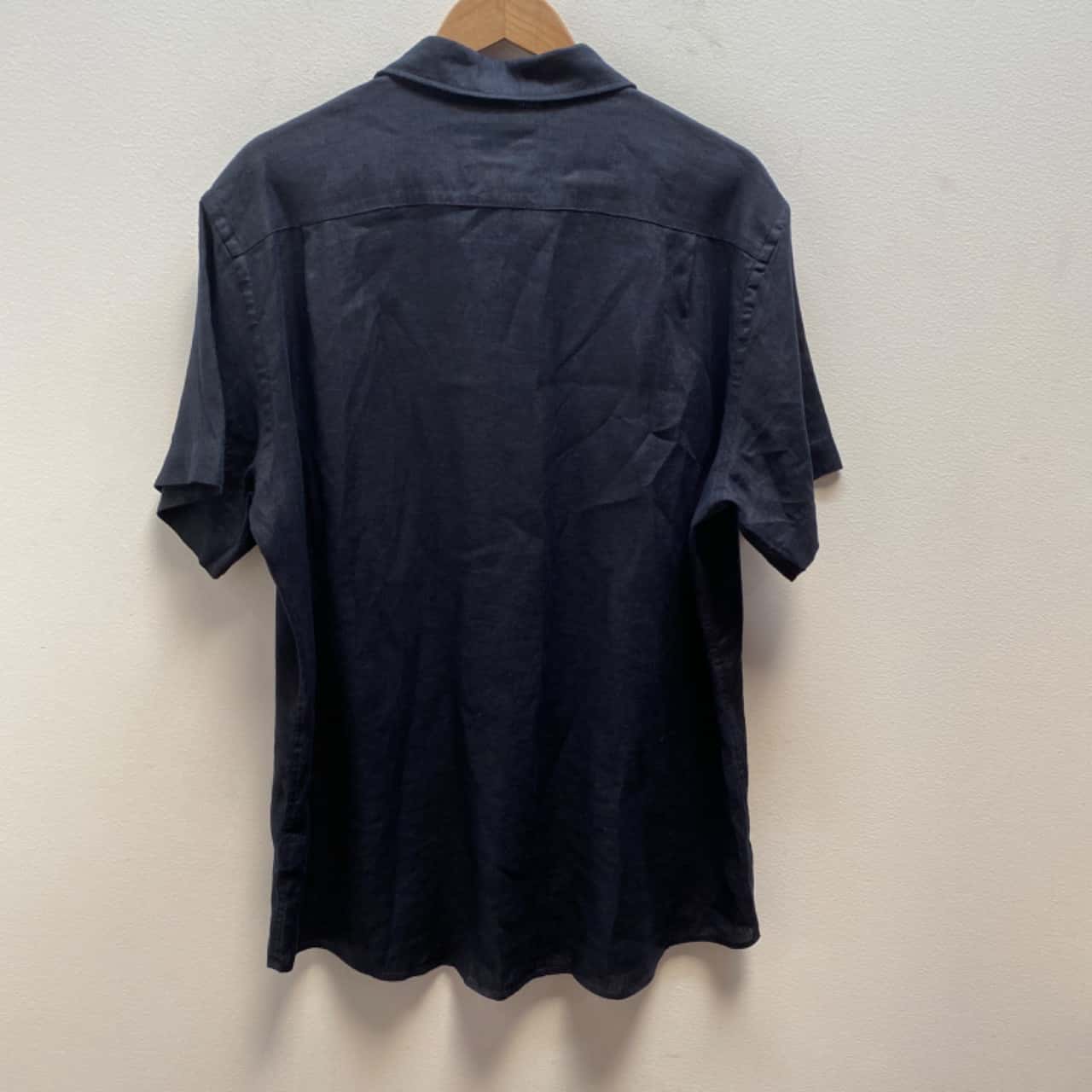 Rodd & Gunn Mens Navy Blue LInen Shirt