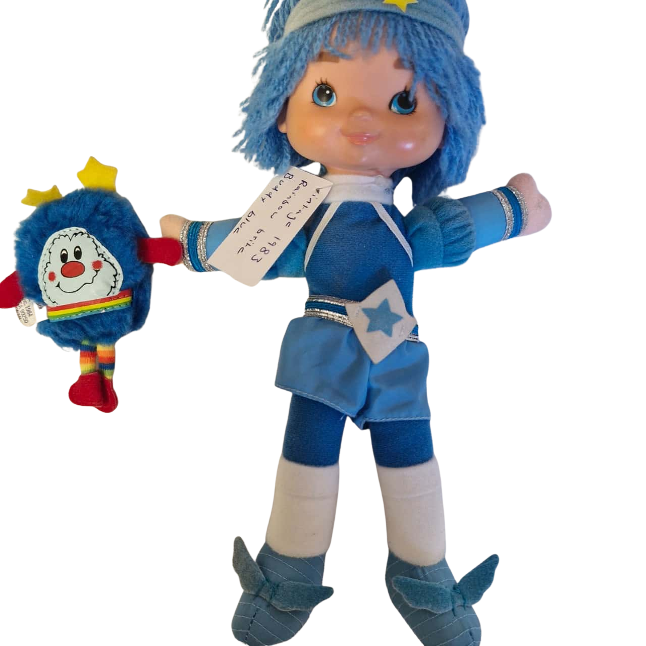 Vintage 1983 rainbow Brite buddy blue (s)