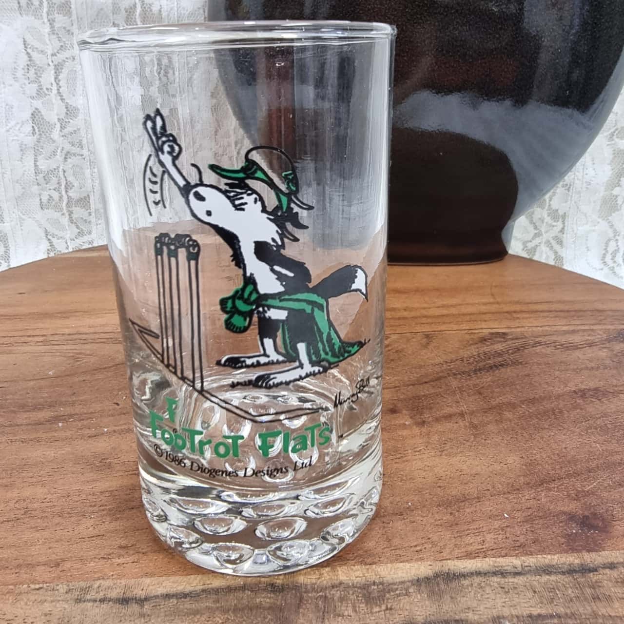 1986 Footrot Flats Murray Ball Collectable Glasses - Set Of 5(s)
