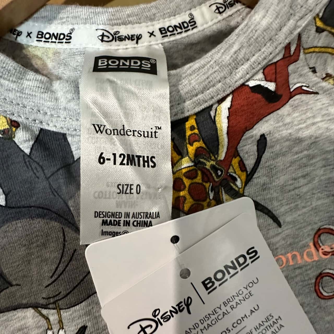 Disney x Bonds ‘Circle of Life’ Wondersuit Size 0 (s)