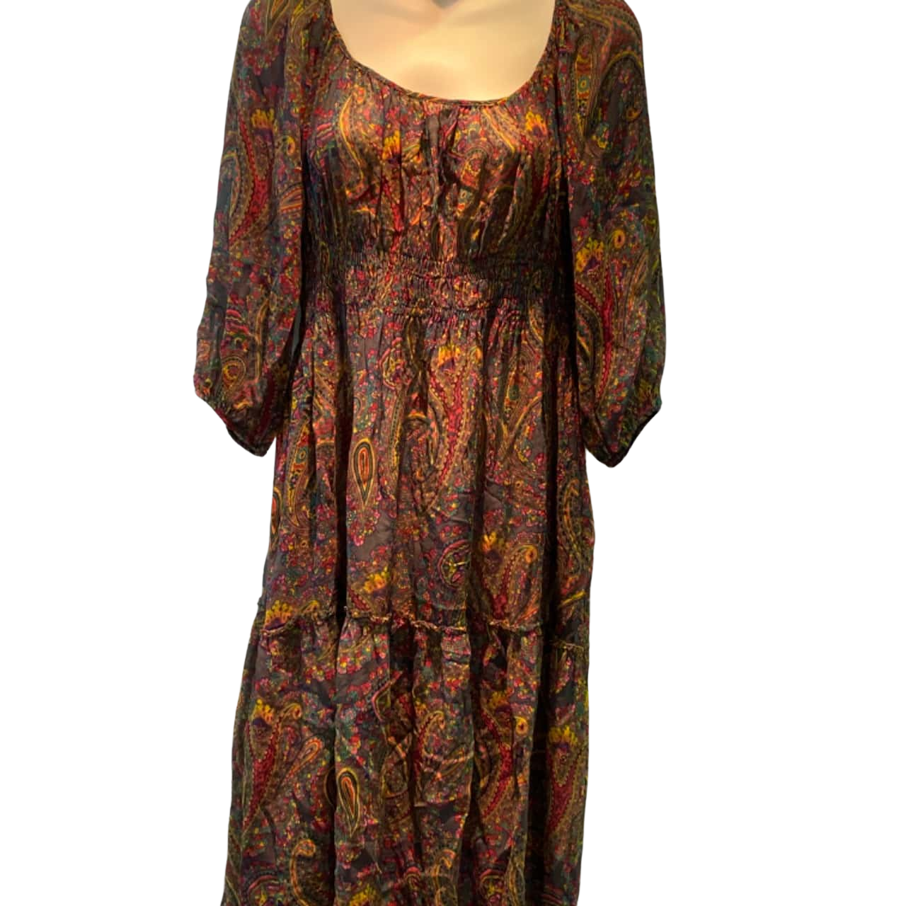 dkny-womens-size-6-long-sleeve-multicoloured-s