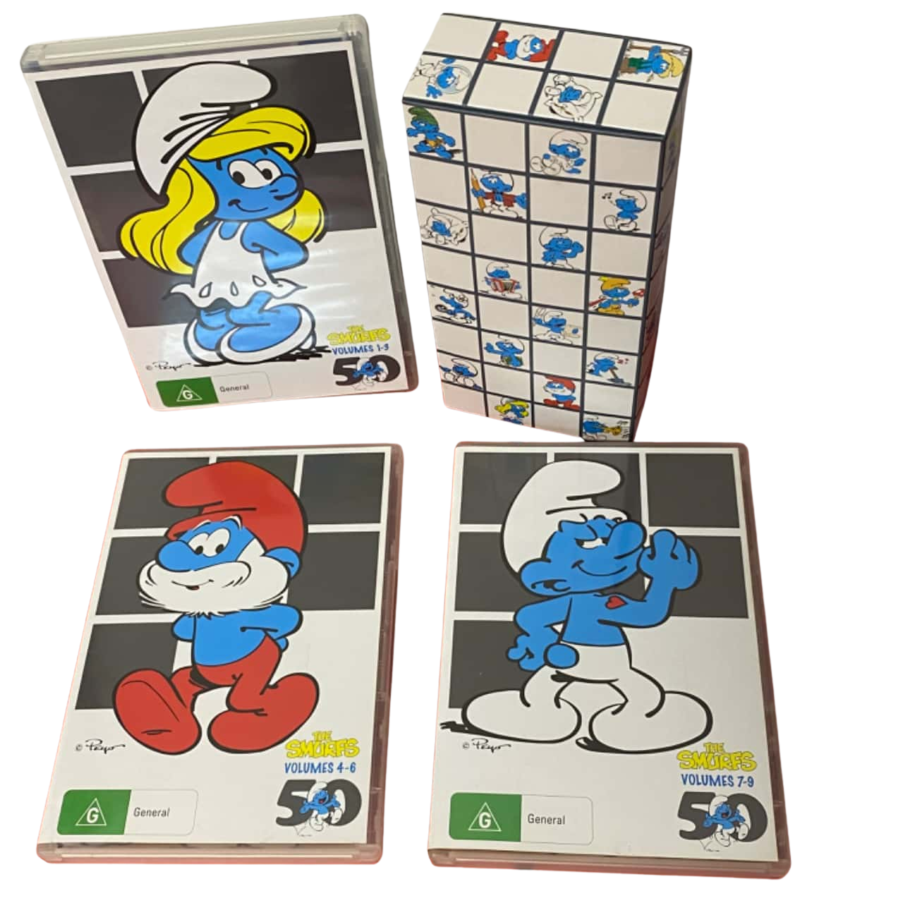 The Smurfs Volumes 1 - 9 9 discs 50th Anniversary Set Region 4 Pal (s)
