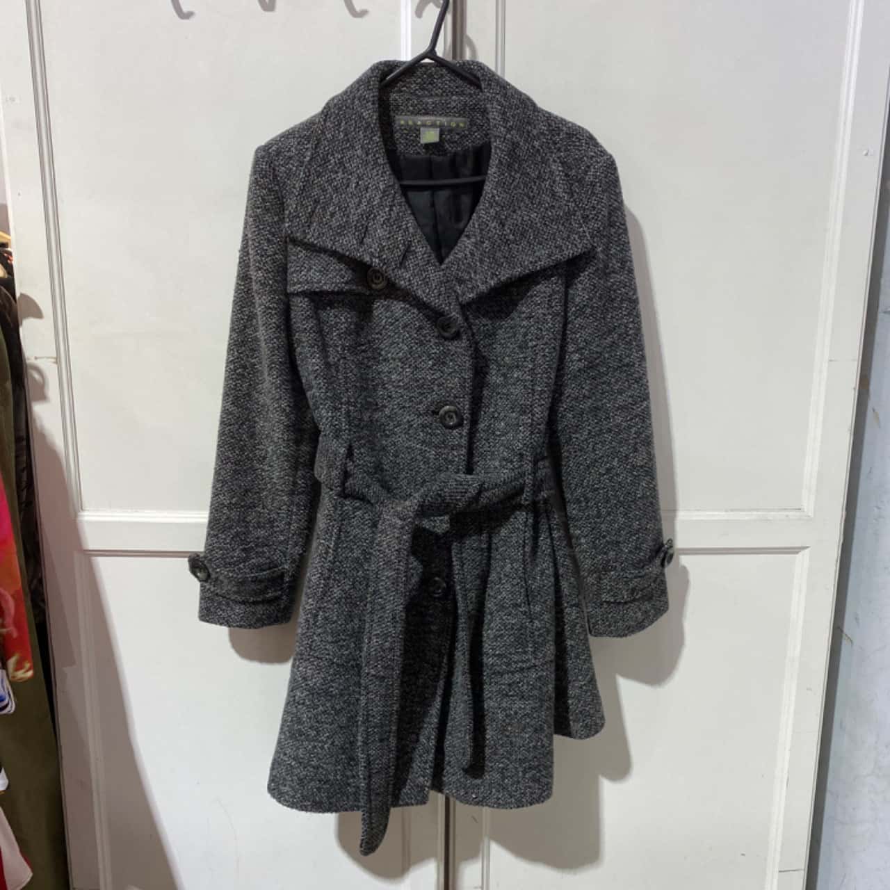 Kenneth Cole Reaction Mens Size XL Winter Coat Grey (s)