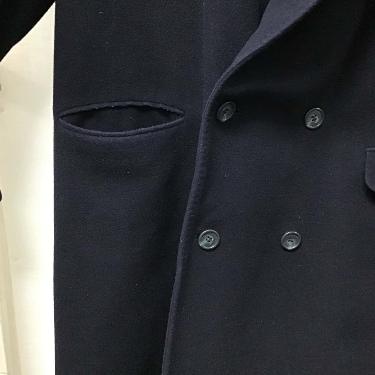 Rembrandt, Wool and cashmere coat, (has some spots of moth damage ...