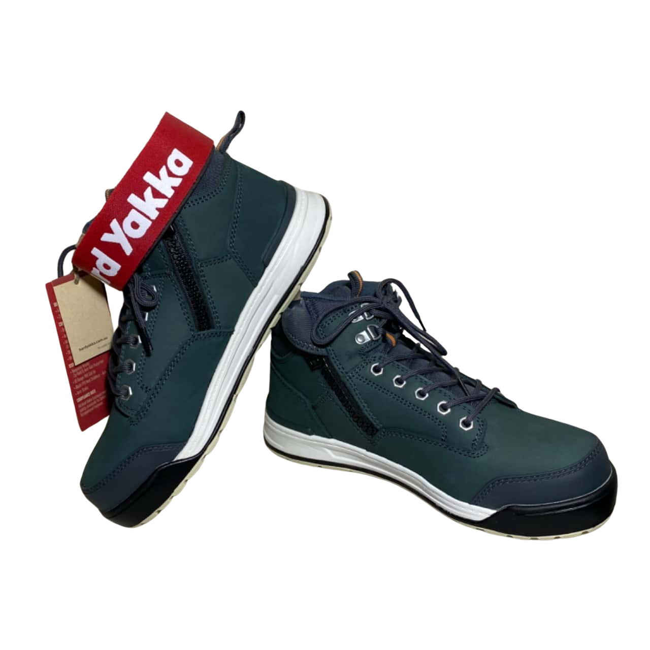 Hard Yakka Mens Safety Boots Size 9 Navy Blue (s)